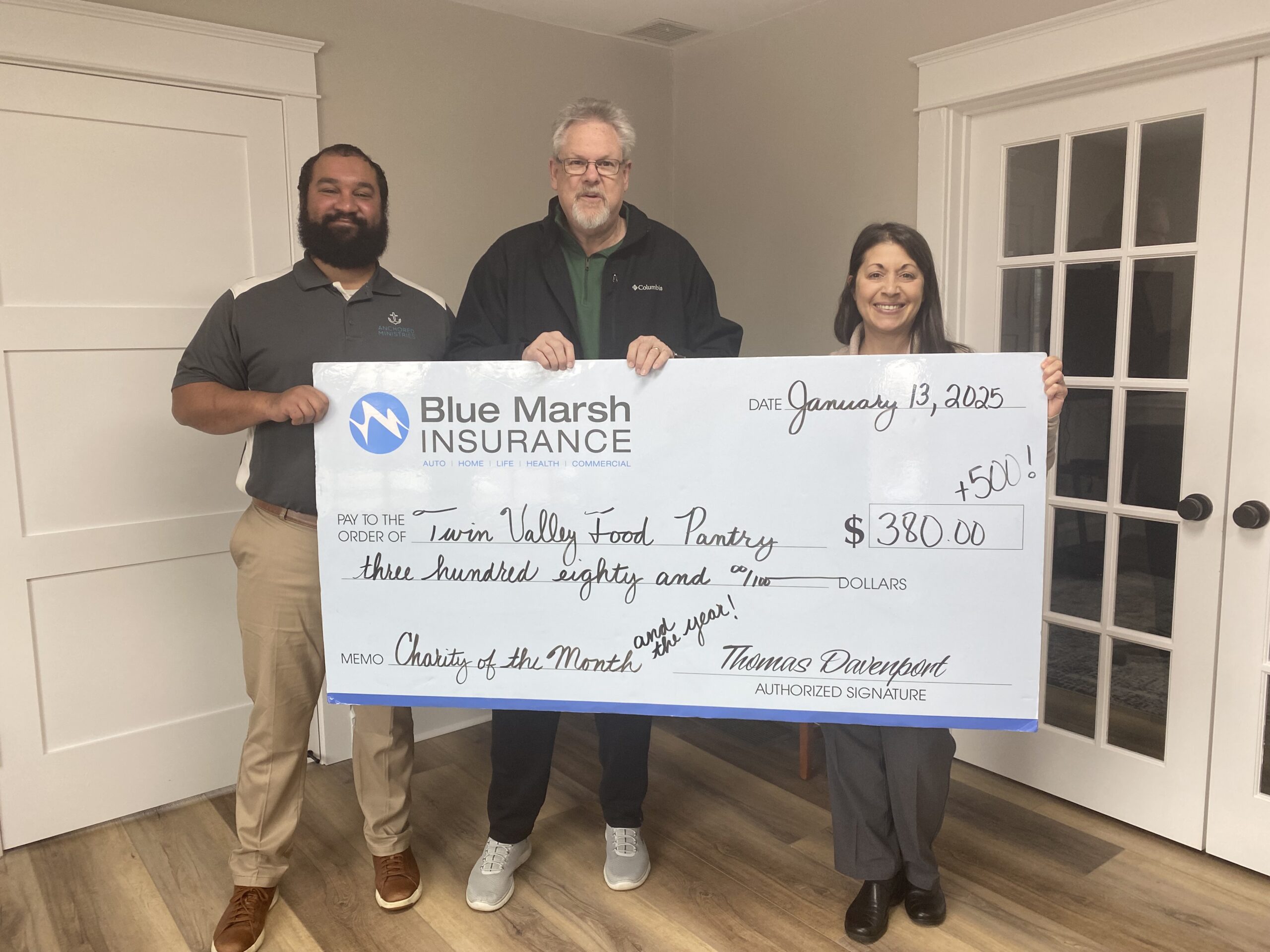 Blue Marsh Donates Almost $4,000 to Local Charities in 2024! - Blue ...